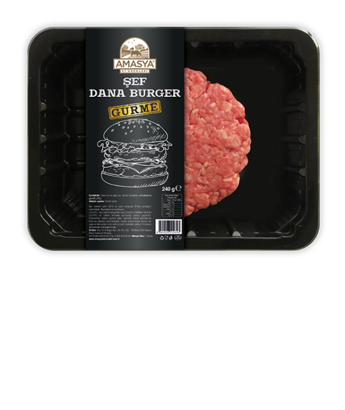 Şef Gurme Dana Burger – Amasya Et Ürünleri